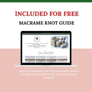 Macrame PATTERN - Written PDF and Knot Guide - Diy Macrame Wall Hanging ...