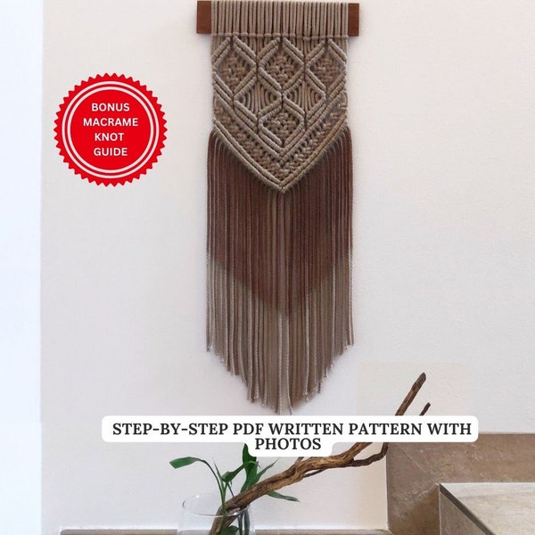 Macrame Patterns Wall Hanging - Etsy