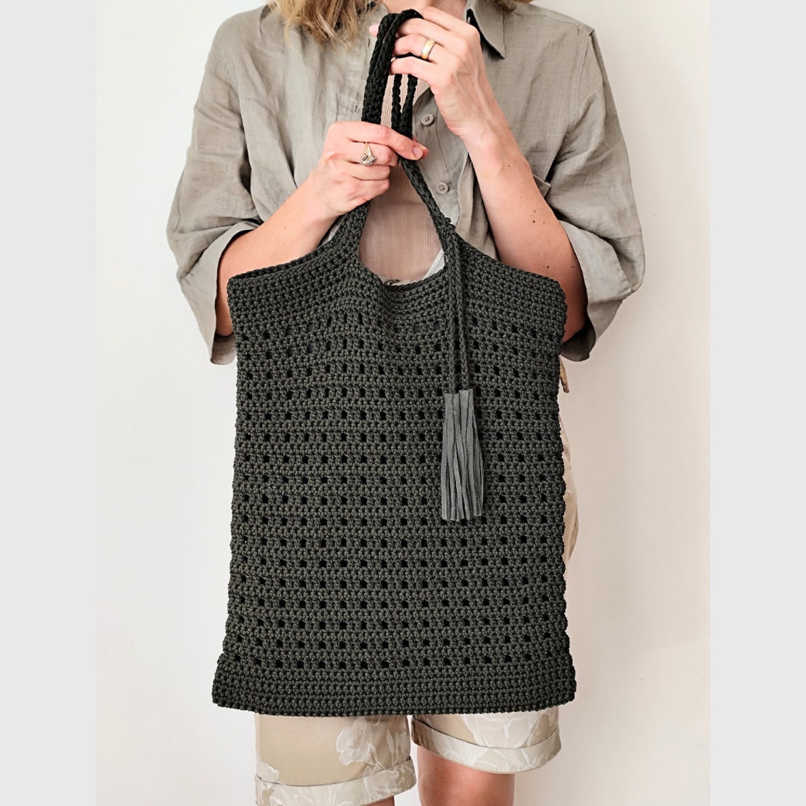 Crochet Net Bag Pattern | PDF Pattern | Crochet Tutorial | Crochet ...