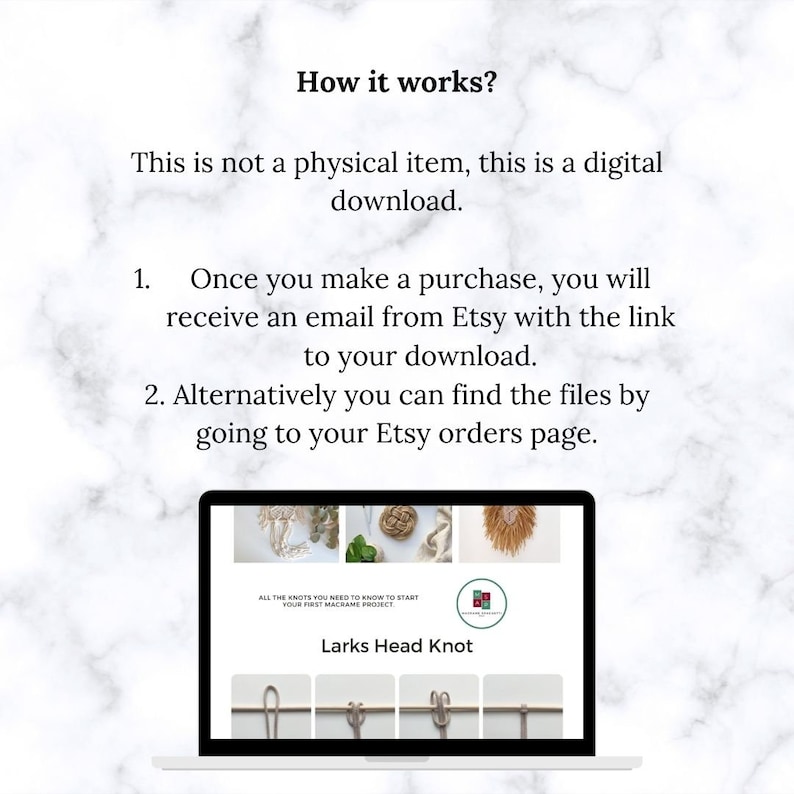 Macrame Knot Guide | PDF Pattern | Macrame Tutorial | Knot Guide for ...