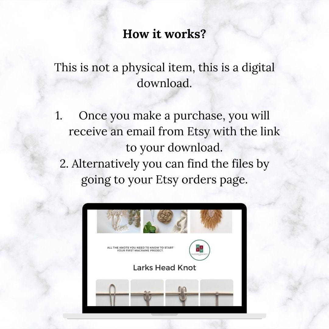 Macrame Knot Guide With Bonus PDF Patterns Macrame Tutorial - Etsy