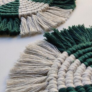 PDF ITALIANO Macrame PATTERN - Perfectly Flat Macrame Coaster - Table Setting - Etsy