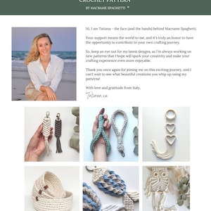 Eng | Ita Macrame PDF PATTERN | Macrame Coaster | Table Setting | Easy Macrame Tutorial - Etsy