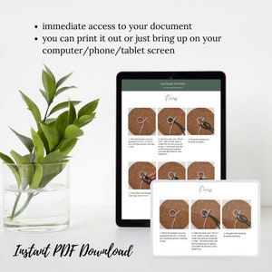 Macrame PATTERN - Perfectly Flat Macrame Coaster - Table Setting - Etsy