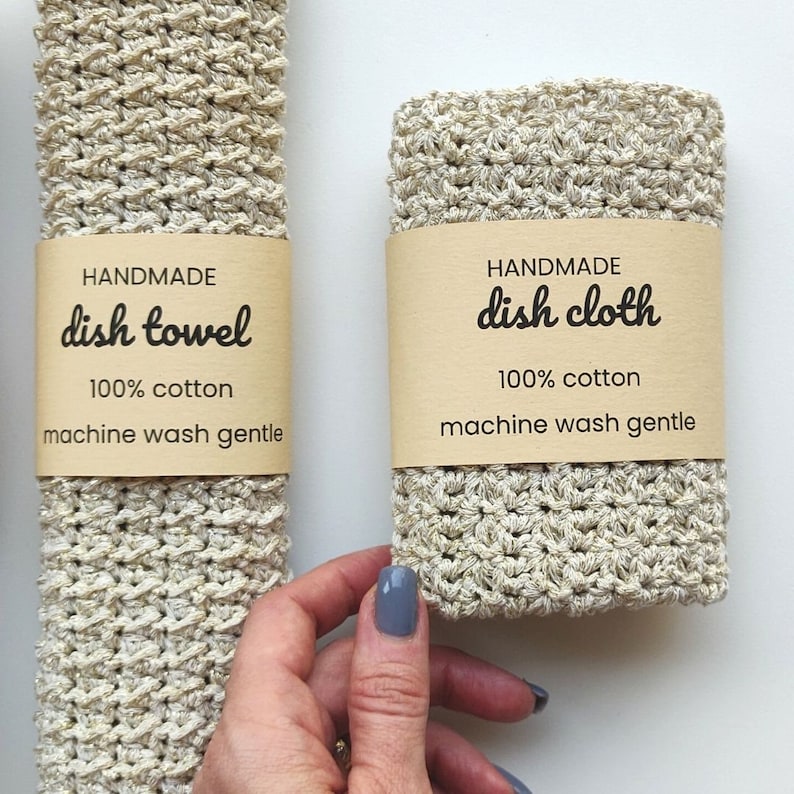 Handmade Dish Set - Coaster - Placemat - Wrap Labels - PDF Digital ...