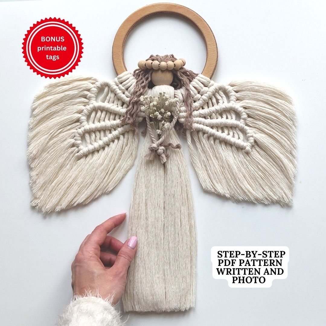Macrame PATTERN Angel | PDF Pattern Macrame Doll | Beginner Macrame - Etsy