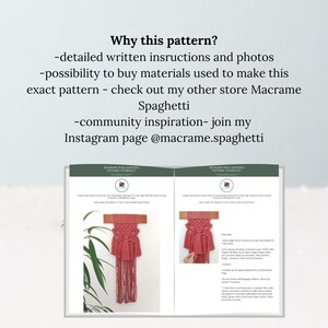 Macrame PATTERN in English Written PDF and Knot Guide Diy Macrame Wall ...