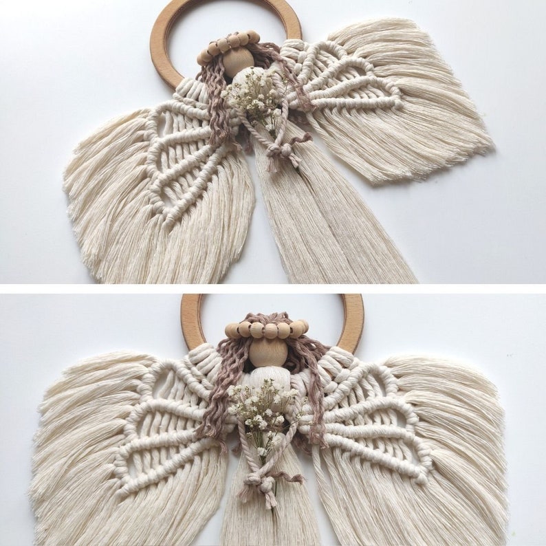 Macrame PATTERN Angel PDF Pattern Macrame Doll Beginner - Etsy