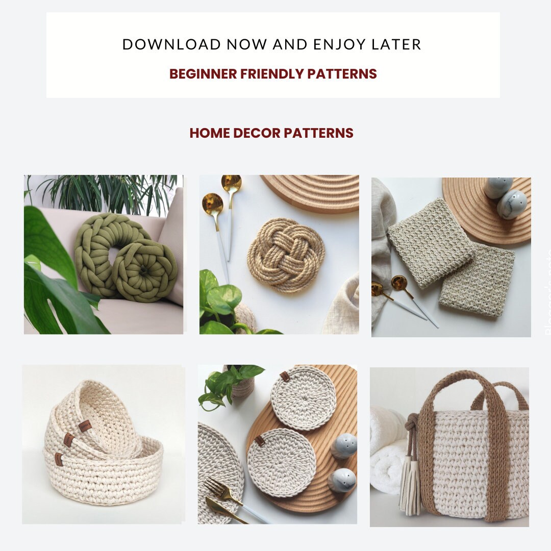 Macrame Spaghetti Patterns - ALL ACCESS PASS - Crochet Tutorial Macrame ...