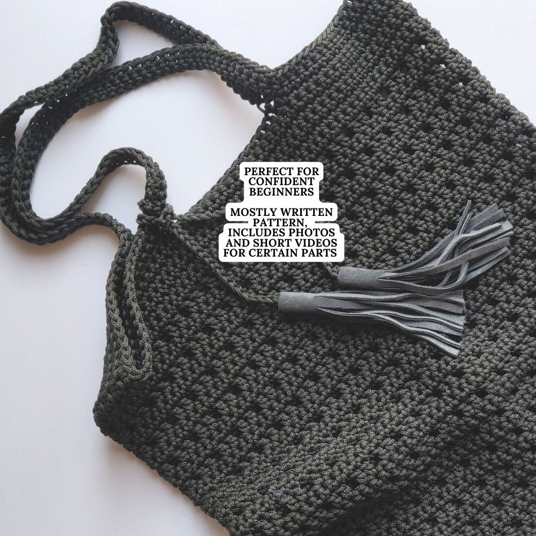 Crochet Net Bag Pattern PDF Pattern Crochet Tutorial - Etsy