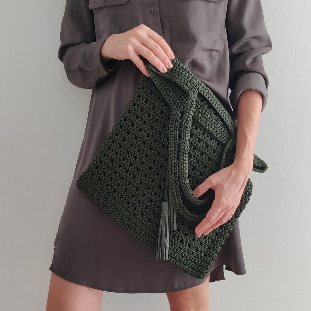 Crochet Net Bag Pattern PDF Pattern Crochet Tutorial - Etsy