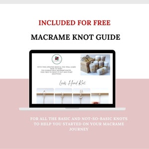 Macrame Valentine's PATTERN Bundle - Written PDF and Knot Guide - DIY ...