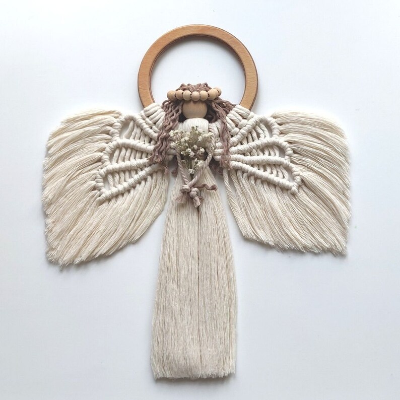 Macrame PATTERN Angel PDF Pattern Macrame Doll Beginner - Etsy