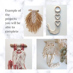 Macrame Knot Guide | PDF Pattern | Macrame Tutorial | Knot Guide for ...