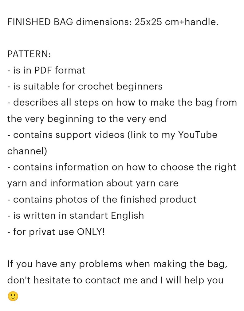 Chunky Tote Bag Pattern Crochet Tutorial PDF Black Blue Handbag DIY ...
