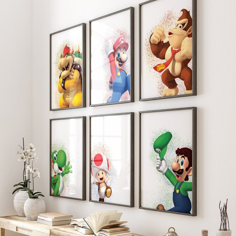 Mario Movie Galaxy Poster - Etsy