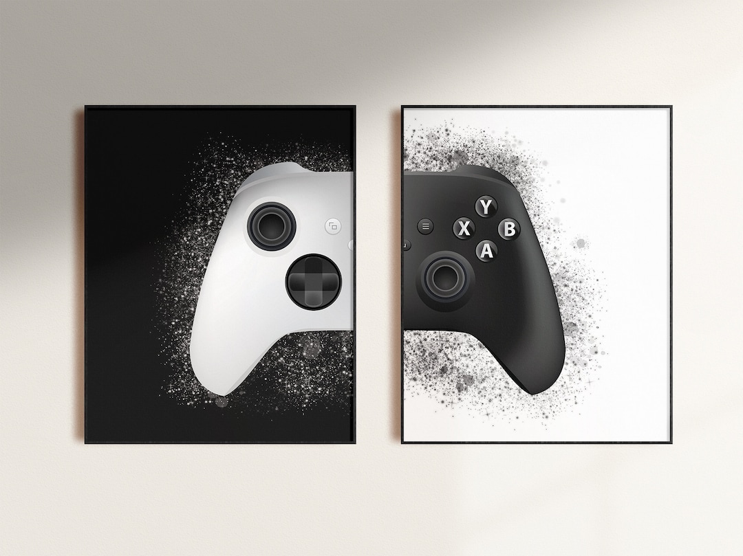 Gaming Wall Art Prints, Set of 2, DIGITAL DOWNLOAD, Game Room Wall ...