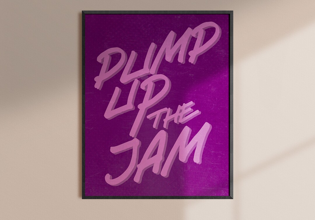 Pump up the Jam Song Lyric Print, Music Printable Wall Art, Music Gift ...