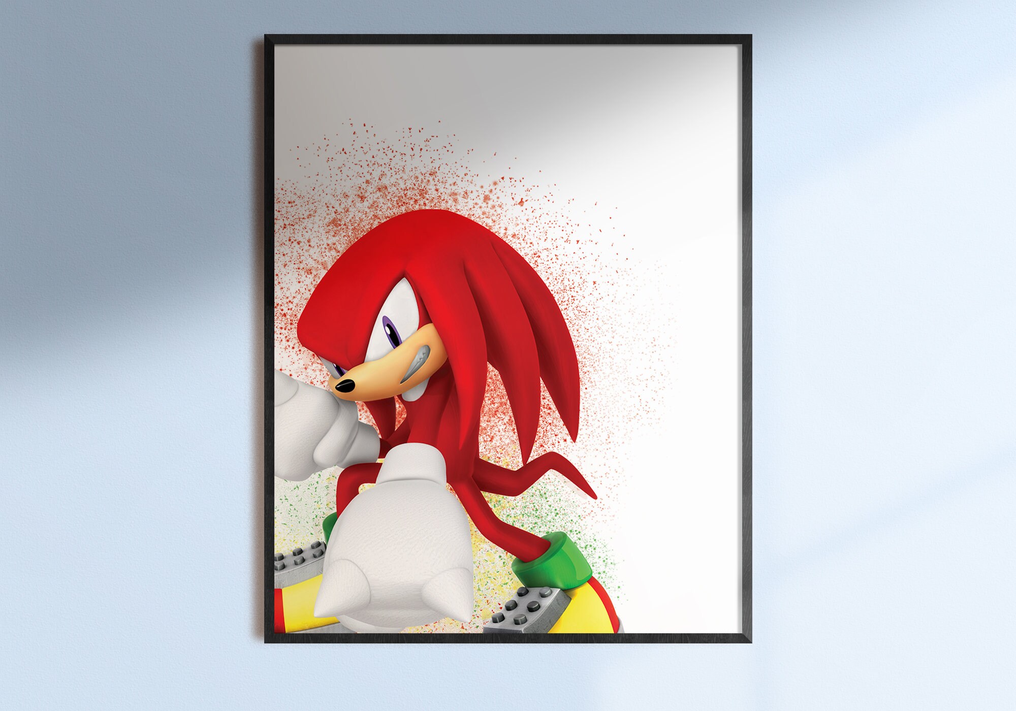 Sonic Digital Wall Art, Sonic Posters, Gaming Posters, Video Game Room ...