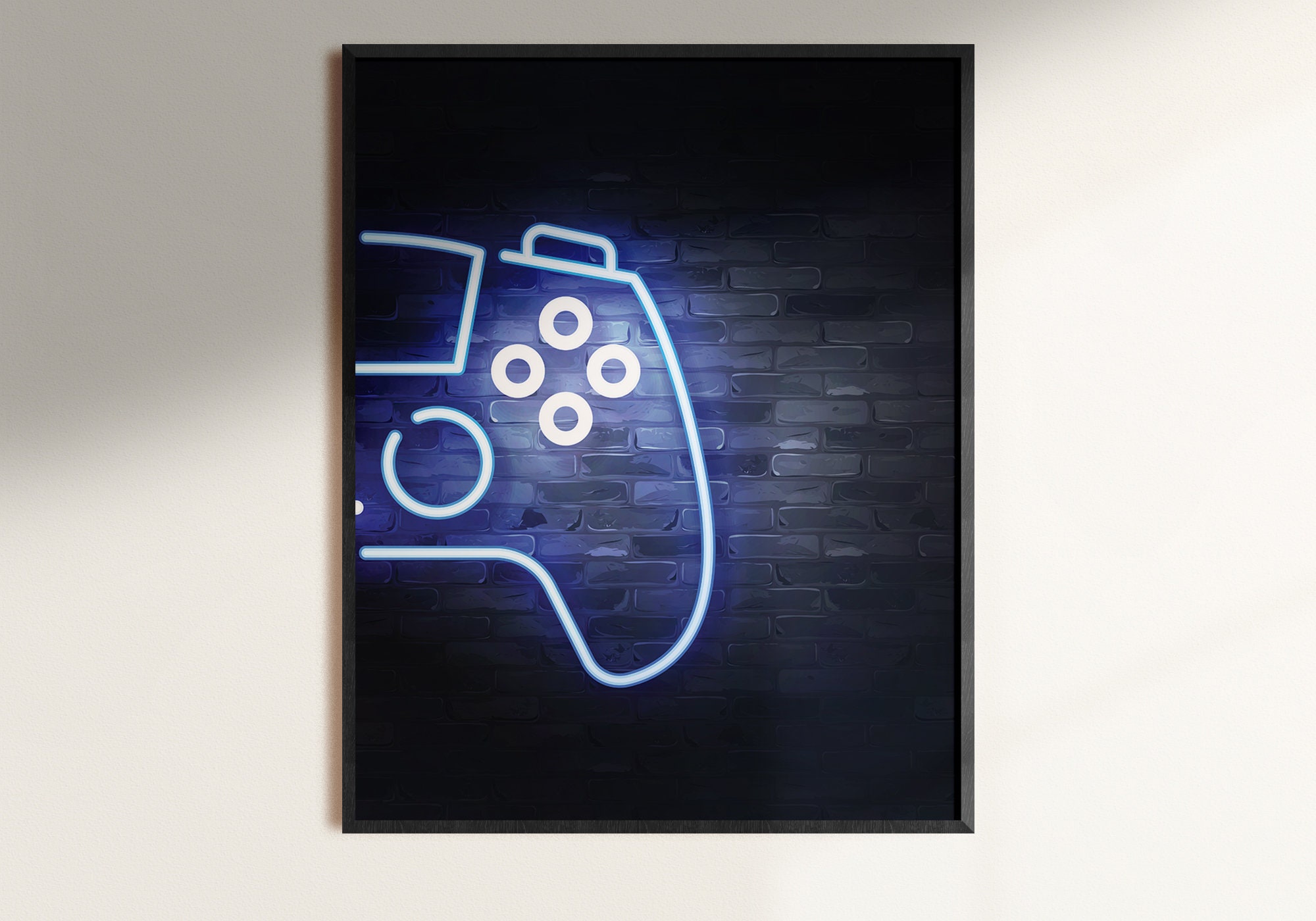 Personalized DIGITAL Game Room Poster, Custom Kids Room Gamer Wall Art ...