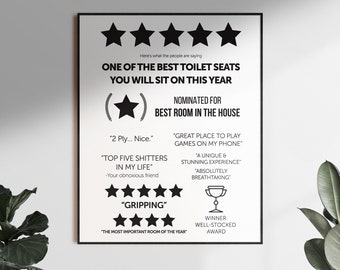 Washroom Wall Poster - Etsy