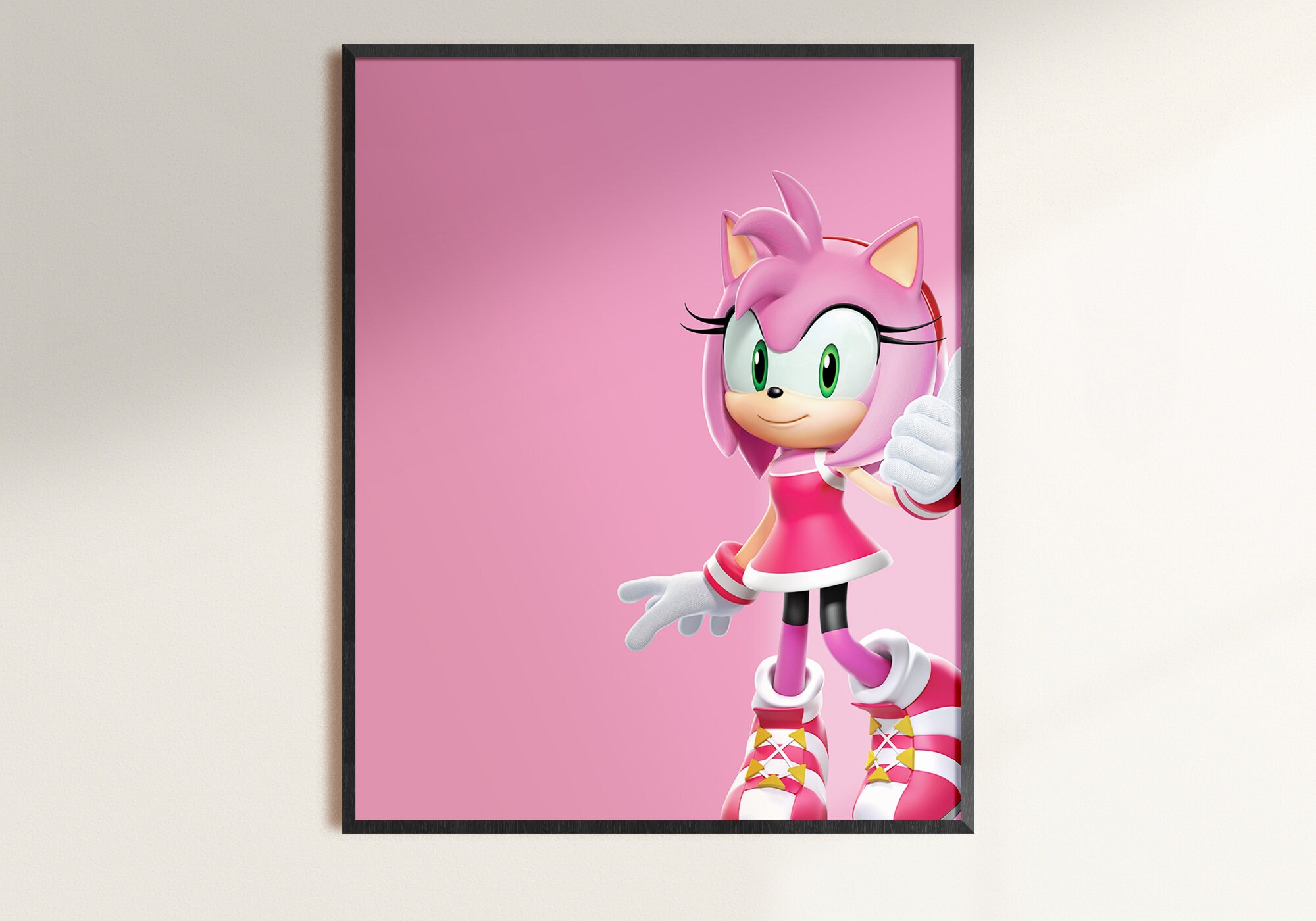 Sonic Digital Wall Art, Sonic Posters, Gaming Posters, Video Game Room ...