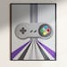 Retro Video Game Controller Wall Decor, Digital Prints, Game Room ...