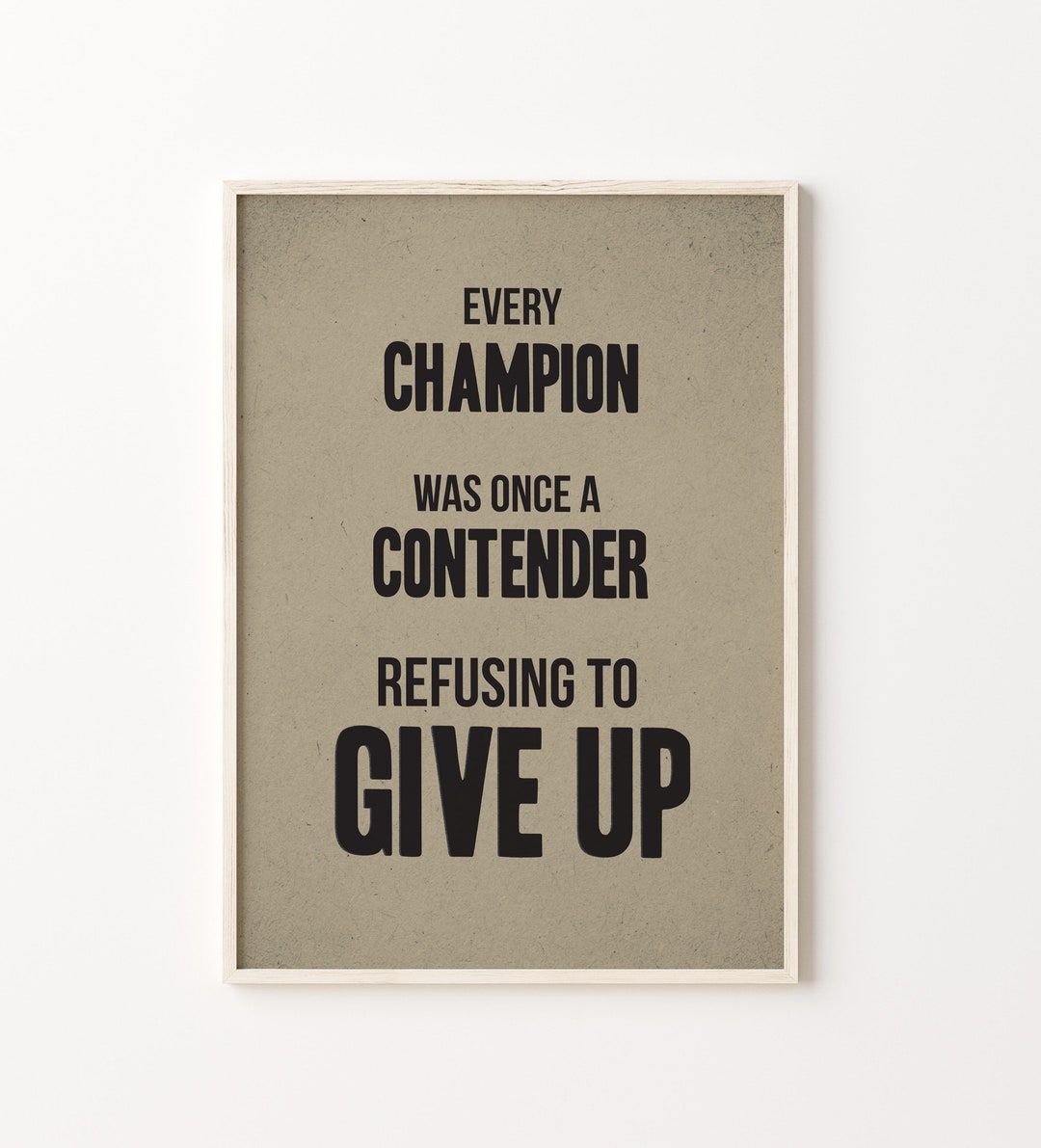 Refusing to Give Up, Rocky Balboa Quote Print, Sylvester Stallone ...