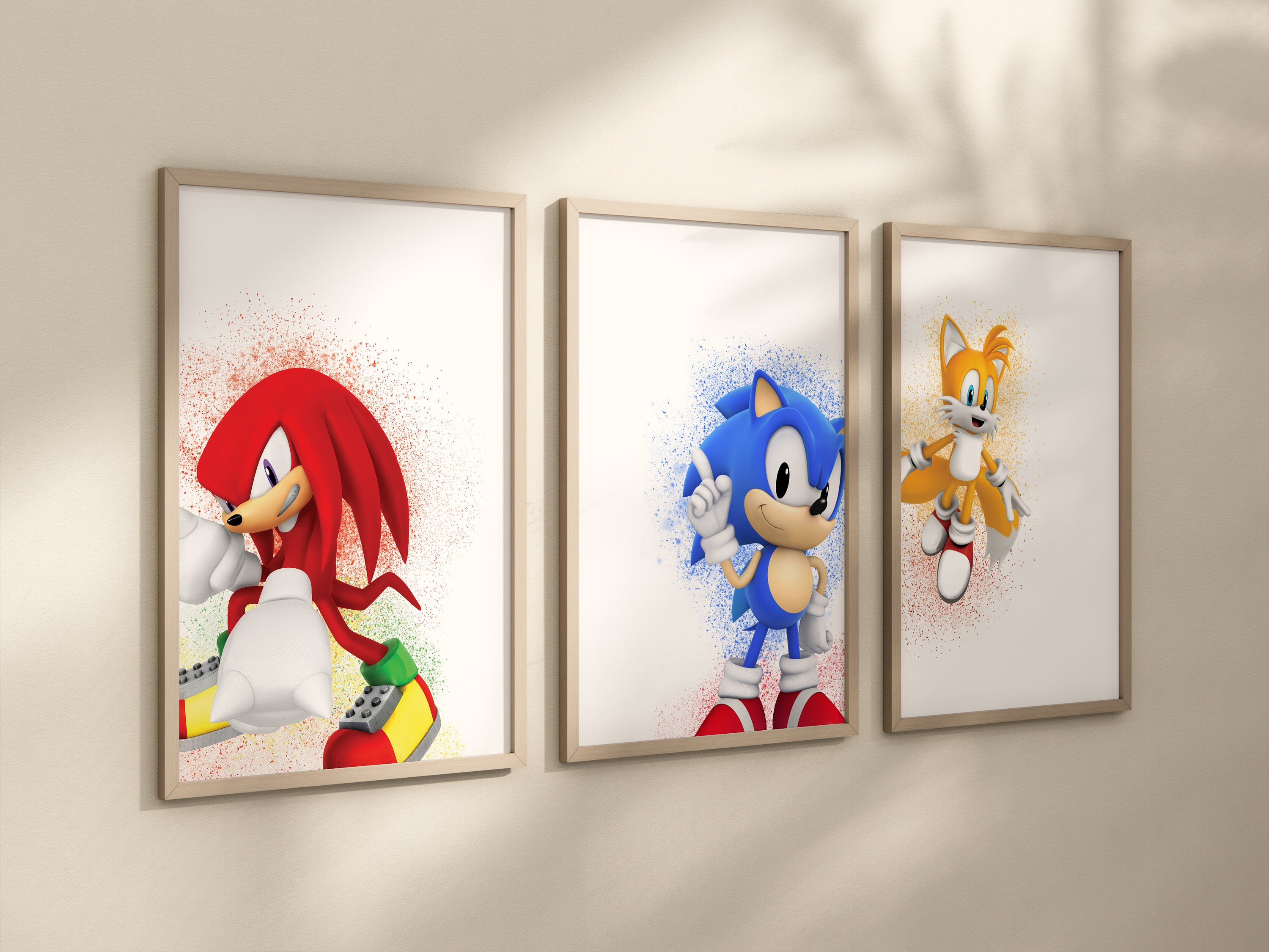 Sonic Digital Wall Art, Sonic Posters, Gaming Posters, Video Game Room ...