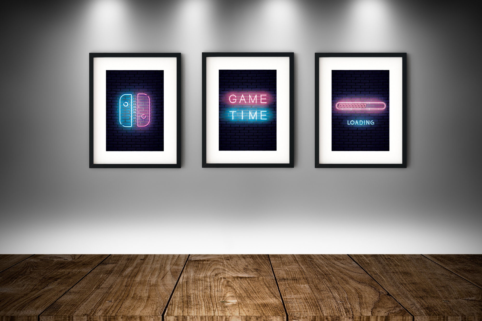Switch Gaming Wall Art Prints, Digital Print, NEON Switch Wall Decor ...