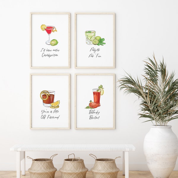 Cocktail Puns - Etsy UK
