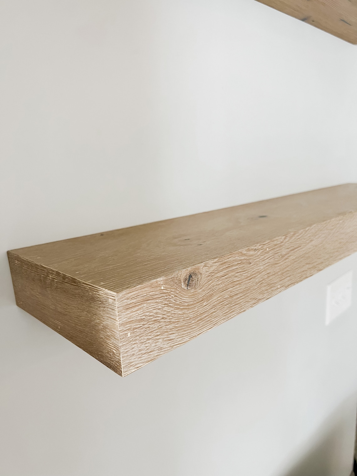 Engineered White Oak Floating Shelves - Etsy