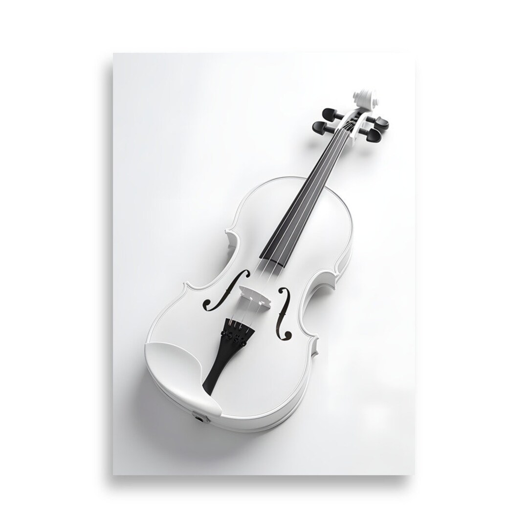 Violin Poster Minimalistic Violin Poster Violinist Wall - Etsy