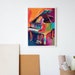 Piano Poster Abstract Piano Poster Art Colorful Wall Art High Quality ...