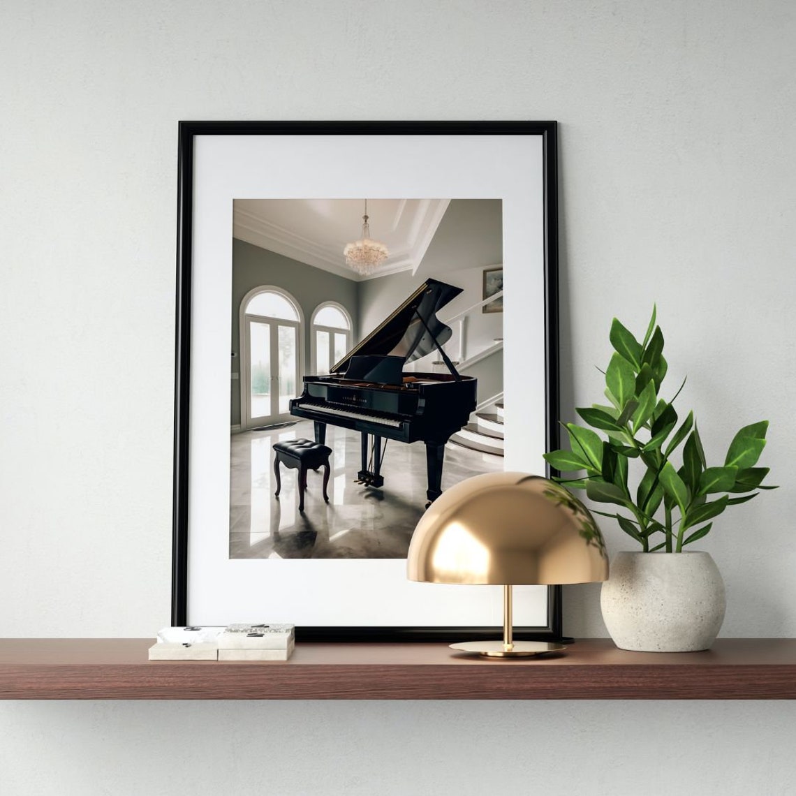 Piano Poster Minimalistic Piano Poster Art Walldecor High Quality ...