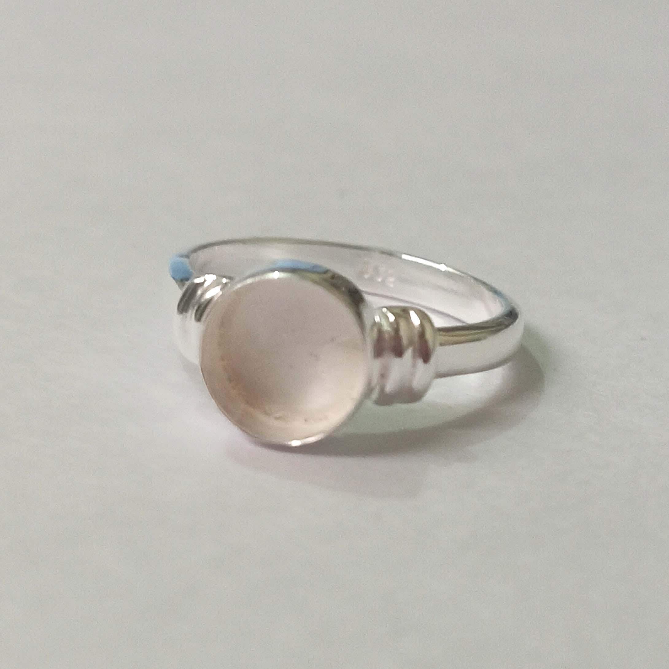 925 Sterling Silver Round Bezel Ring Blank: DIY Cabochon Setting - Etsy