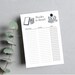 Illustrated Books to Read List Page, Printable PDF, A4/A5/ Us Letter ...