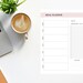 Printable Weekly Meal Planner & Grocery List, Instant Download, A4, Us ...