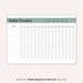 Monthly Habit Tracker, Landscape A4 and Letter Size, Instant Download ...