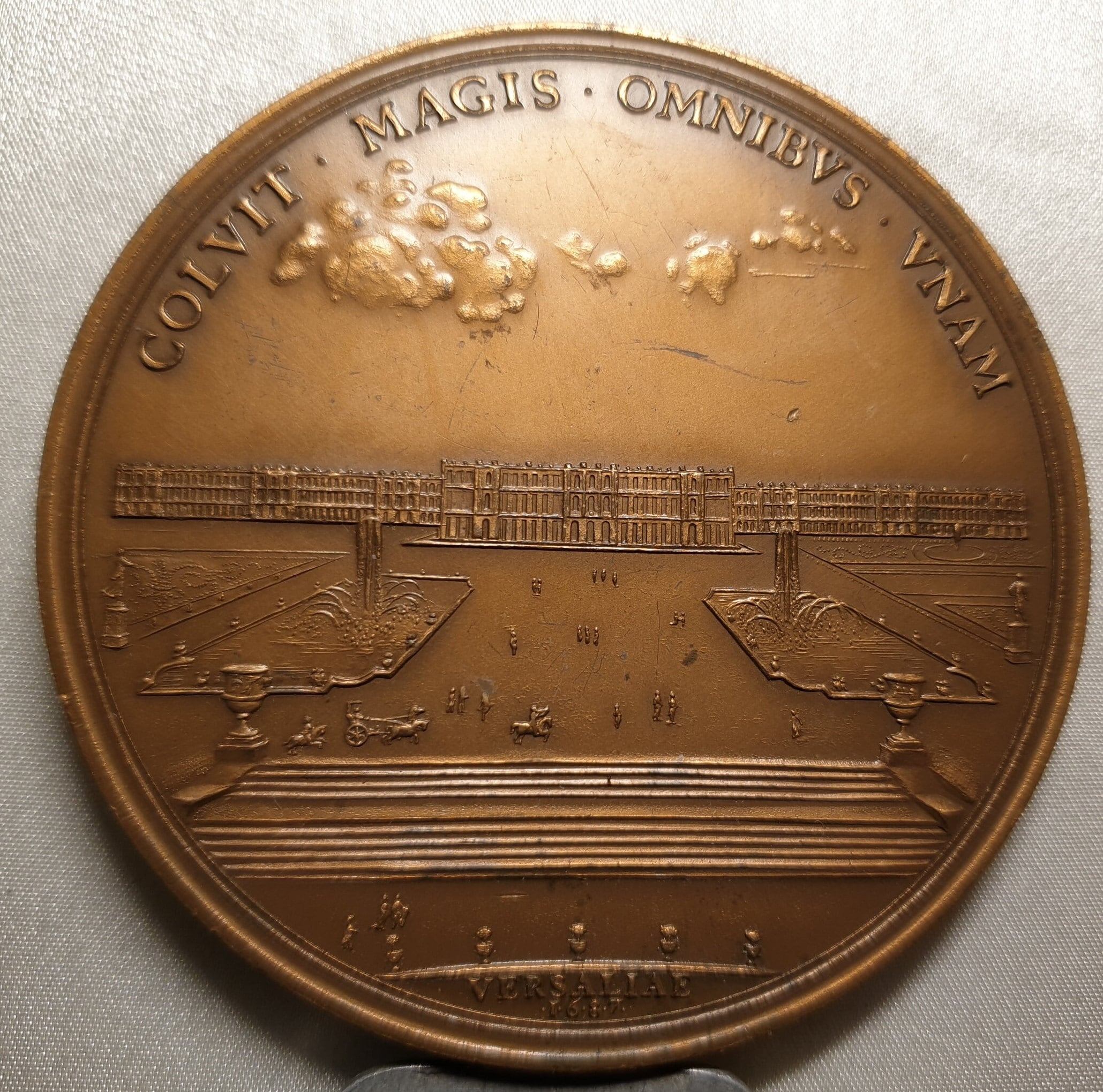 Louis XIV Versailles Paris Mint 72mm Bronze Sun King Paris Art Medal - Etsy