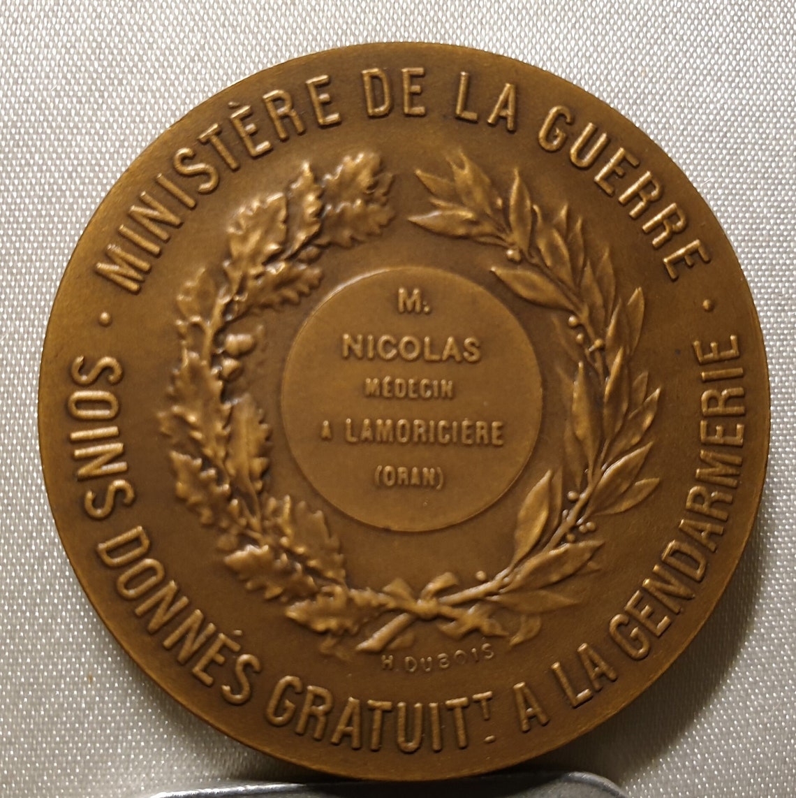 Marianne 36mm French Doctor Art Medal by Dupuis Military Award ...