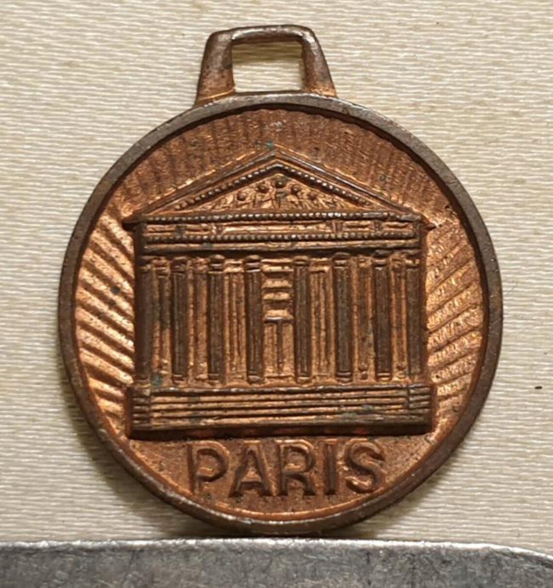 1940s Paris Rare Tiny Pendant Medal French Art Deco National Assembly ...