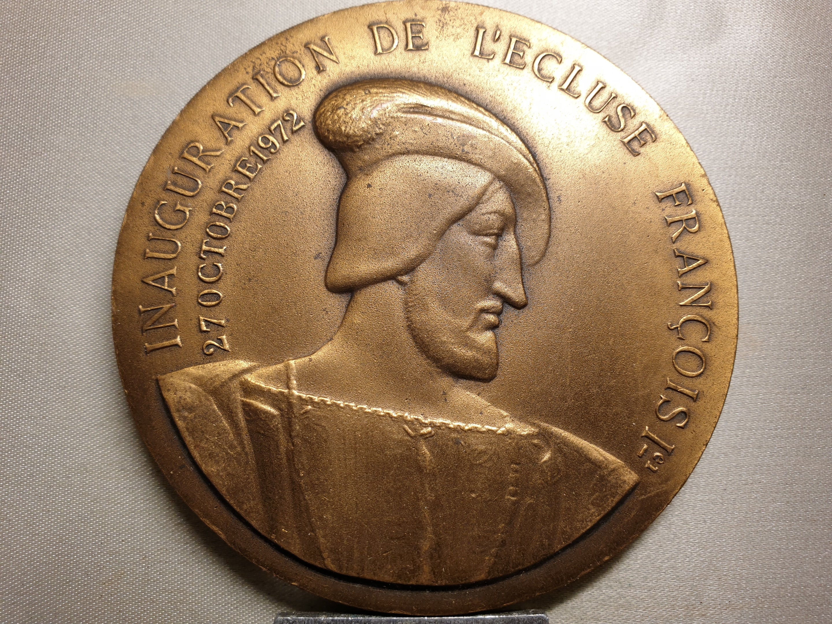 1972 François 1er French Renaissance King Port Le Havre Normandy Bronze ...