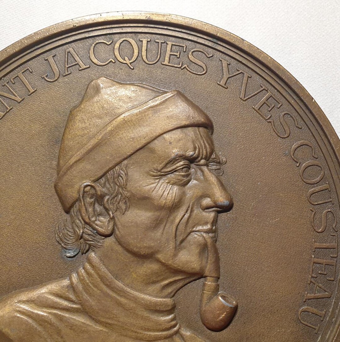 Medal Commandant JY Cousteau Le Monde Des Oceans La Calypso French ...