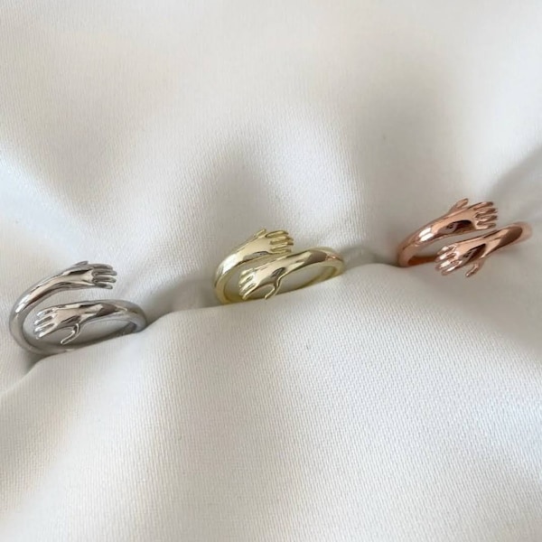 Hug Ring Gold - Etsy
