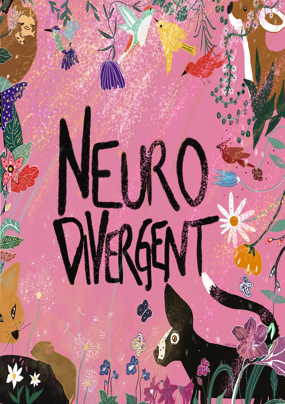 Neurodivergent Pink Digital Download Print - Etsy