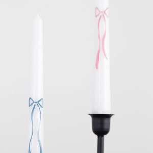Hand-painted Large Bow Candle | Made-to-order Candles Are the Perfect ...