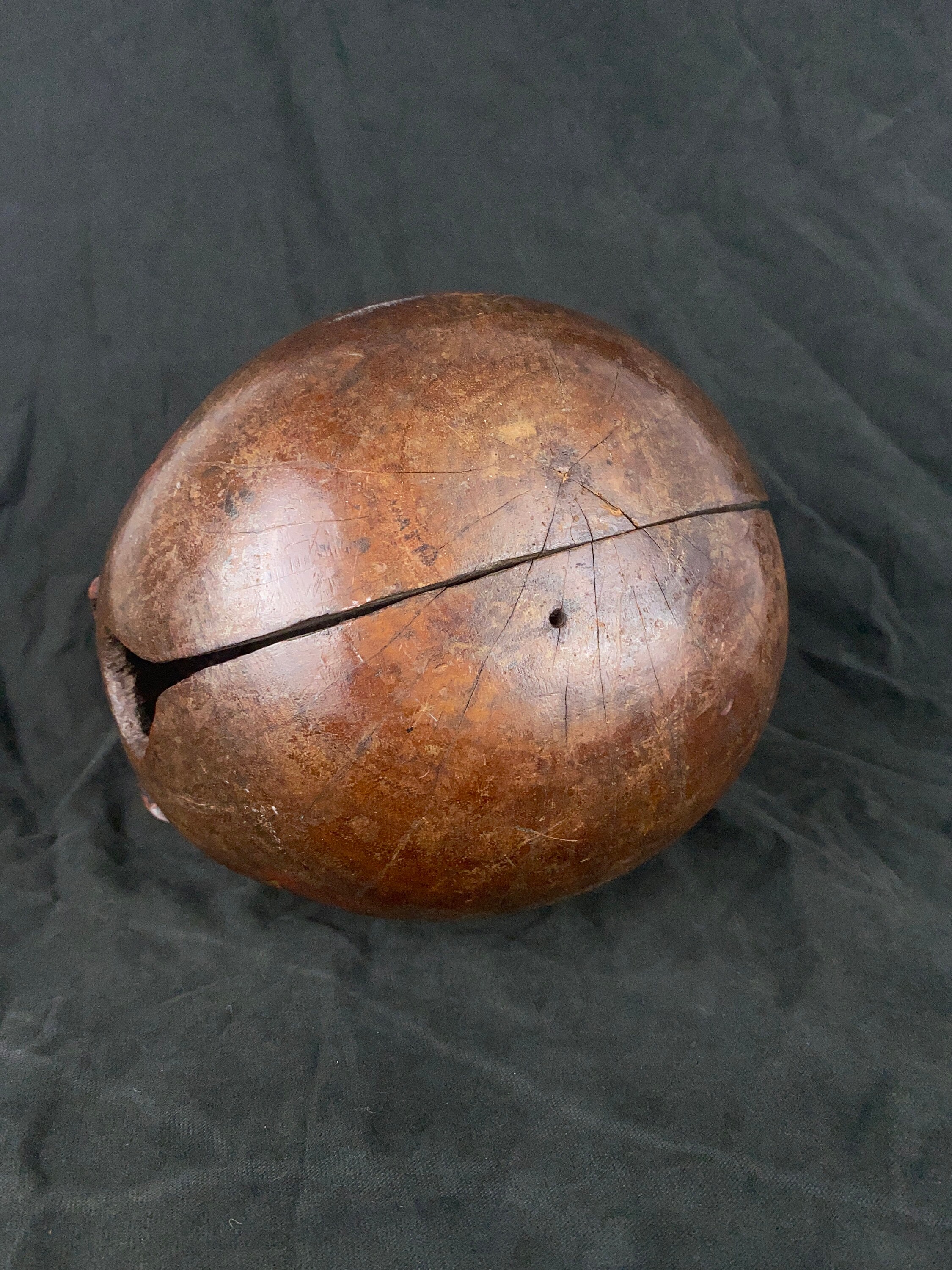 Big Japanese Carved Wooden Fish Mokugyo From the 19th Century Buddhism ...