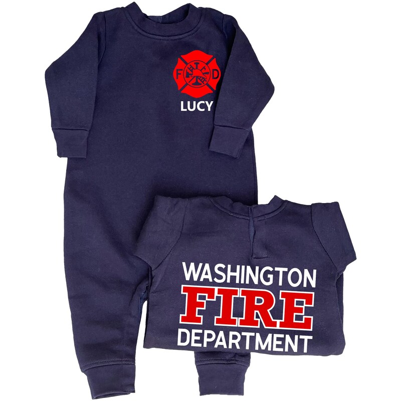 Infant Girl Firefighter Costume - Etsy