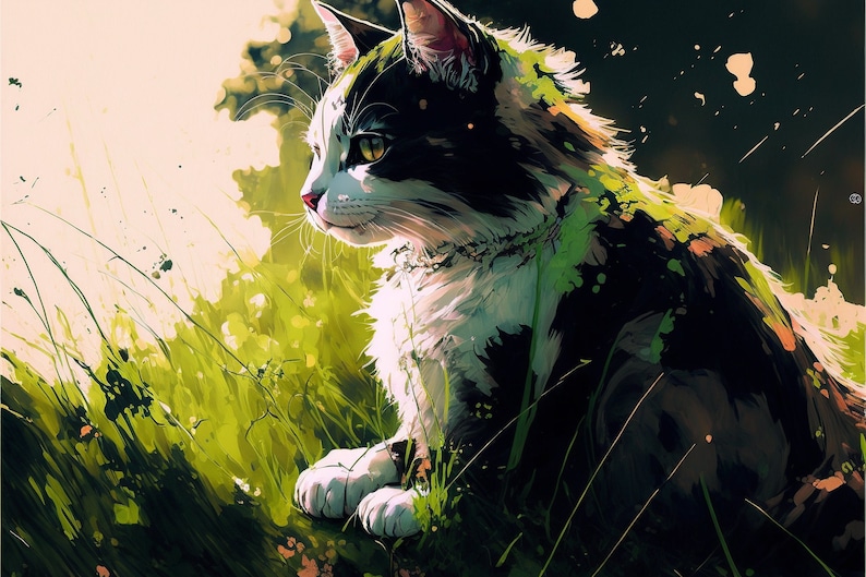 Cat Printable Poster - Etsy